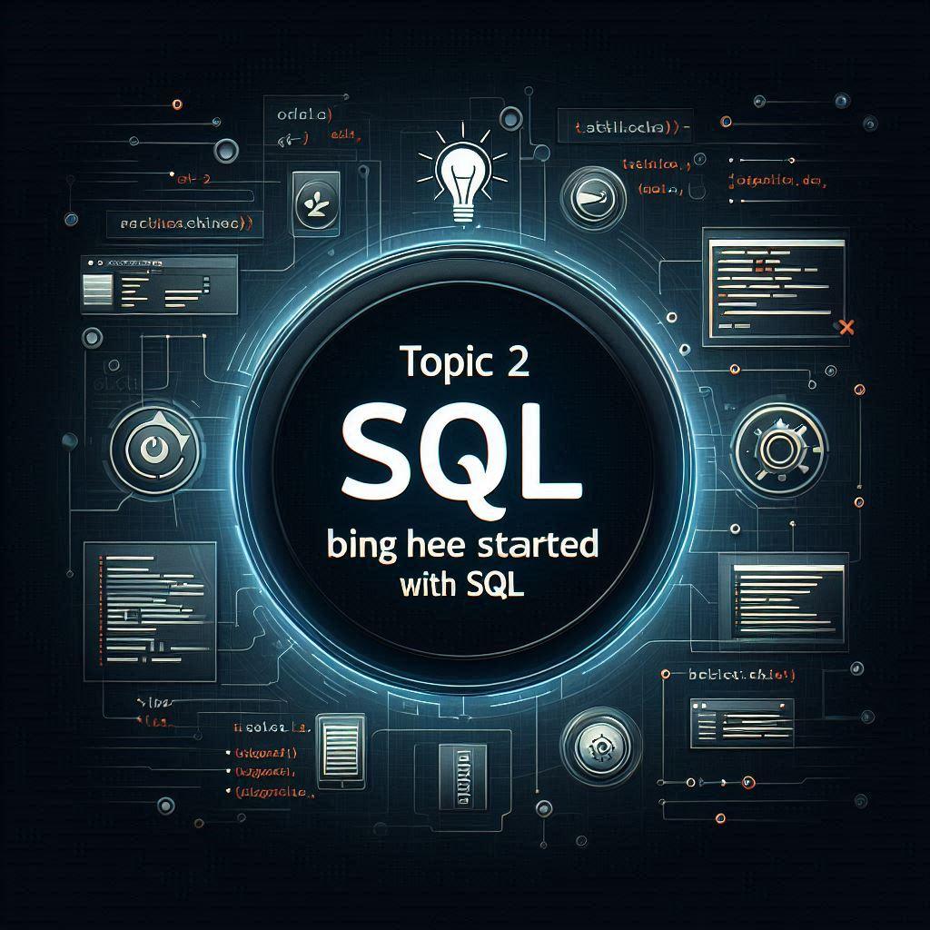 Topic 2 - SQL Basics: Getting Started with SQL - Java Programmatic Universe